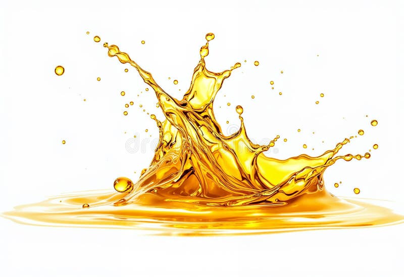 Golden oil splash cut out stock image. Image of gold - 356382037