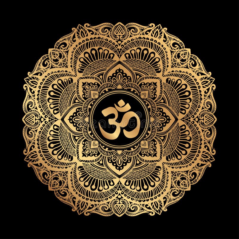 Ohm Mandala Stock Illustrations – 1,033 Ohm Mandala Stock Illustrations ...