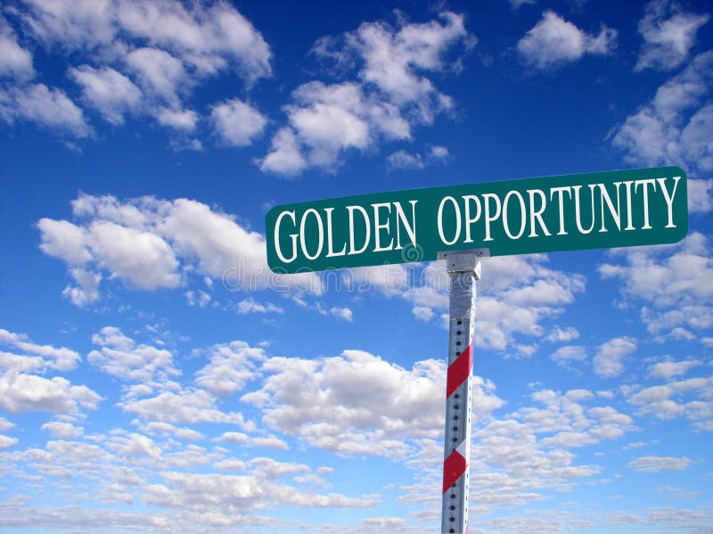 "Golden Opportunity" Stock Photo - Image of concept, help: 555042
