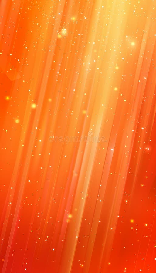 Golden Orange Abstract Light Burst on Dark Background with Peach and ...