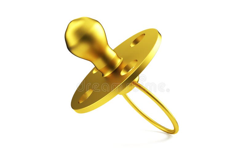Gold Pacifier Stock Illustrations – 256 Gold Pacifier Stock ...