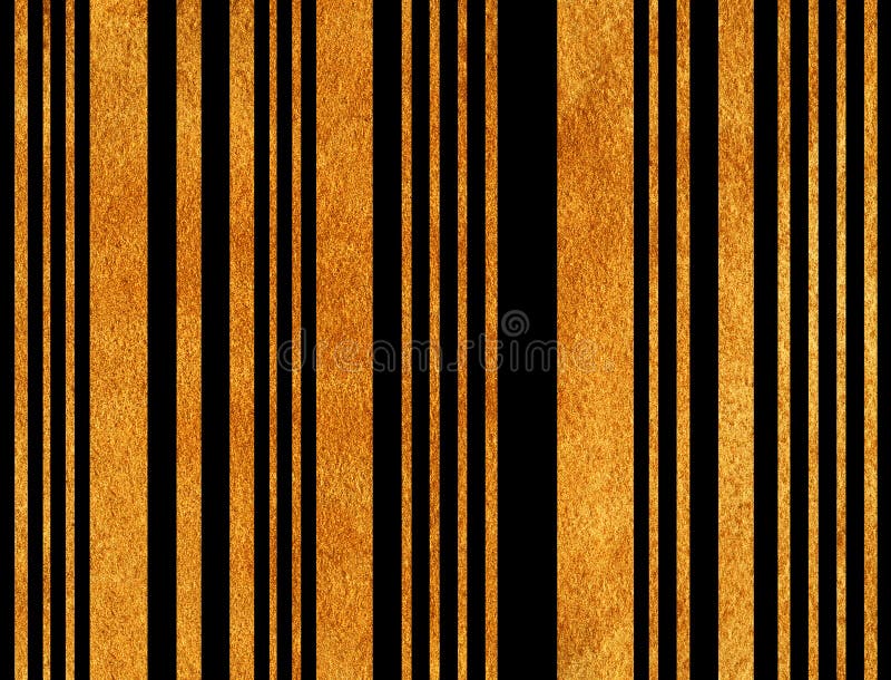 Golden Painted Striped Background. Stock Illustration - Illustration of ...