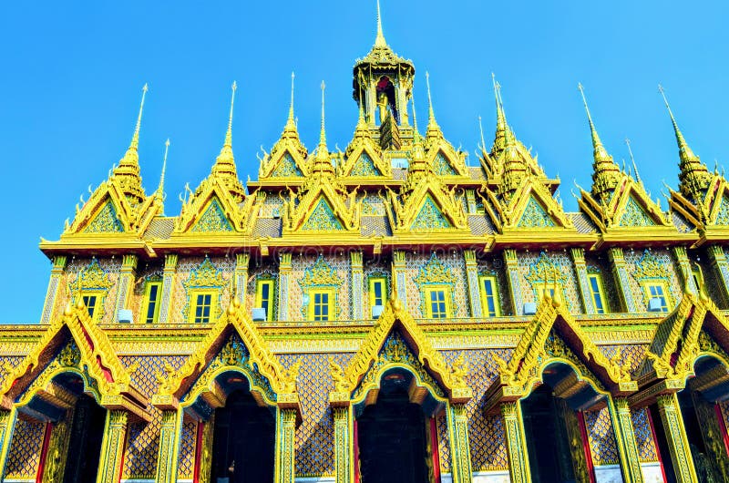 Golden Palace Castle stock image. Image of monastery - 164183227