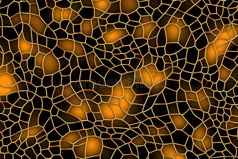 Golden Pattern Structure Background Illustration. AI Generative Stock ...