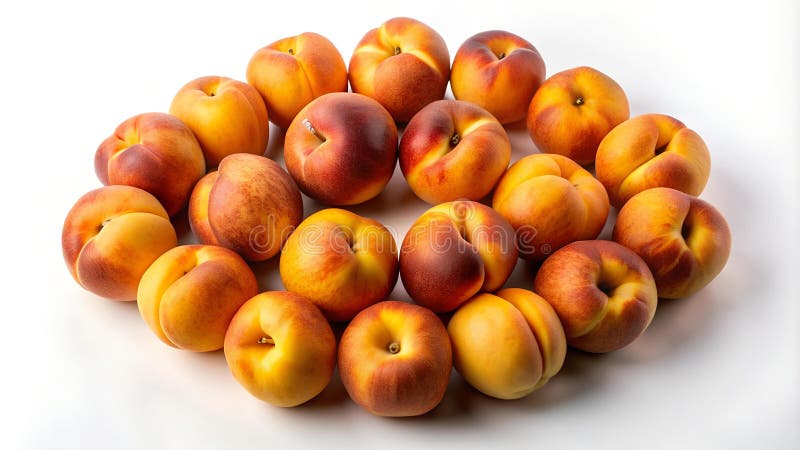 Golden Peach Stack a Symphony of Summer Fruit AI Generated Stock ...