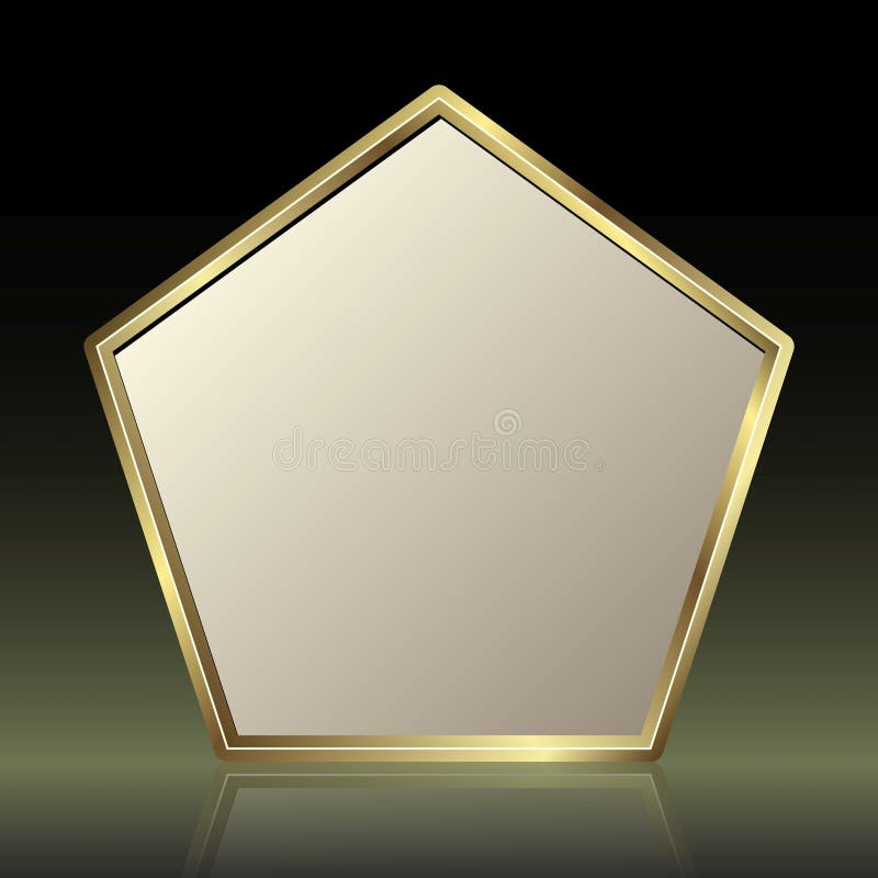 Pentagonnhj stock illustration. Illustration of frame - 351800023