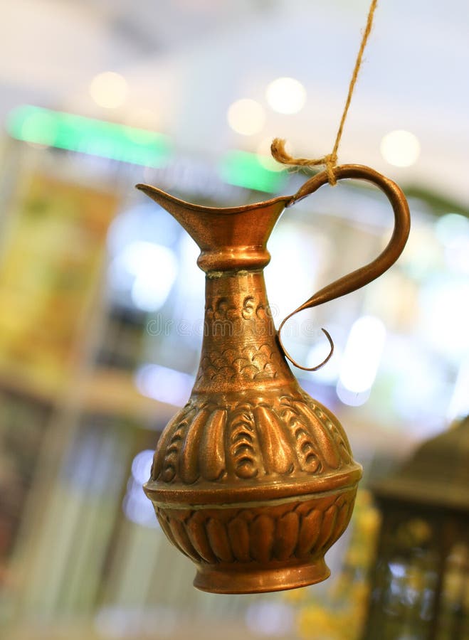 Golden Pitcher stock photo. Image of decorative, life - 54495066