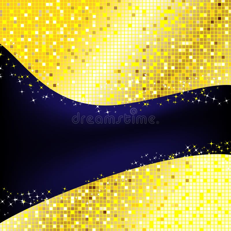Golden pixel background stock vector. Illustration of pattern - 13507451