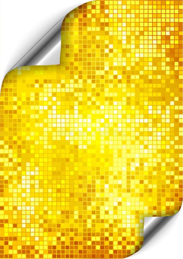 Golden pixel background stock vector. Illustration of backdrop - 19993083