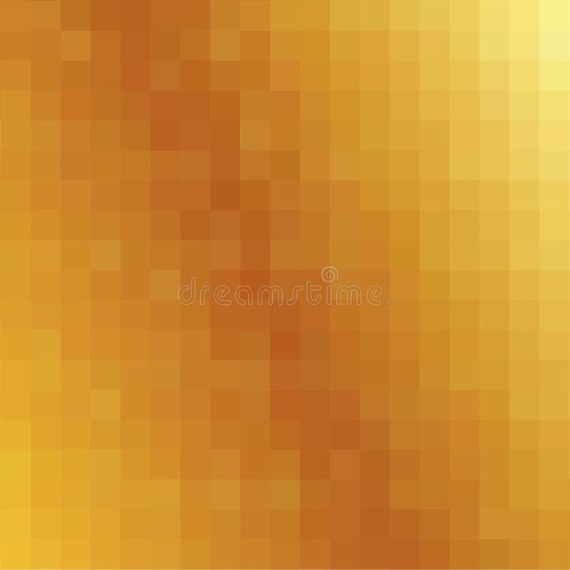 Golden Pixel Background. Stylish Template for Presentation, Advertising ...