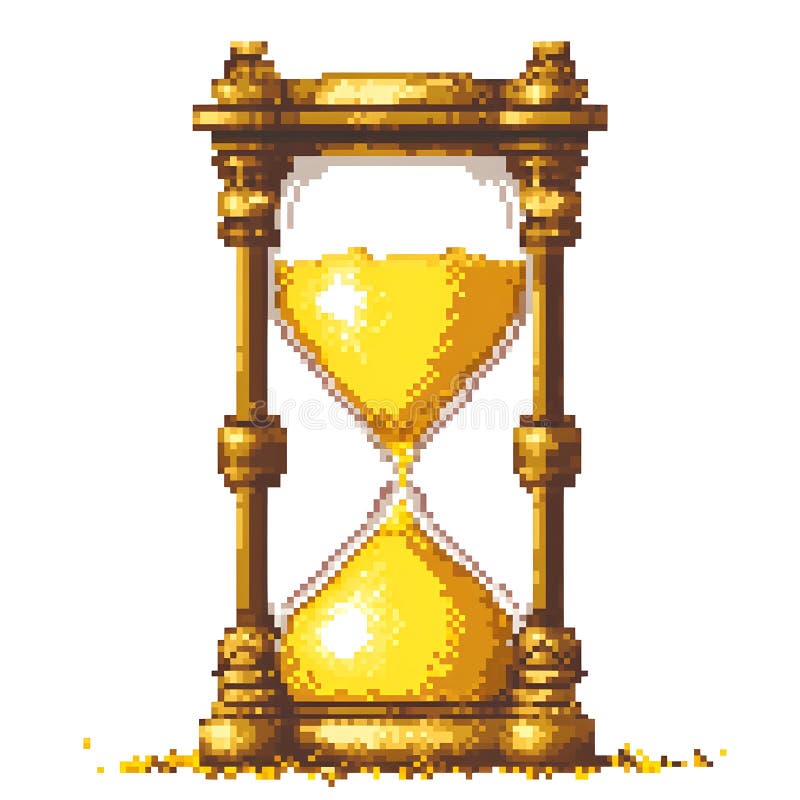 Pixelated Hourglass Stock Photos - Free & Royalty-Free Stock Photos ...