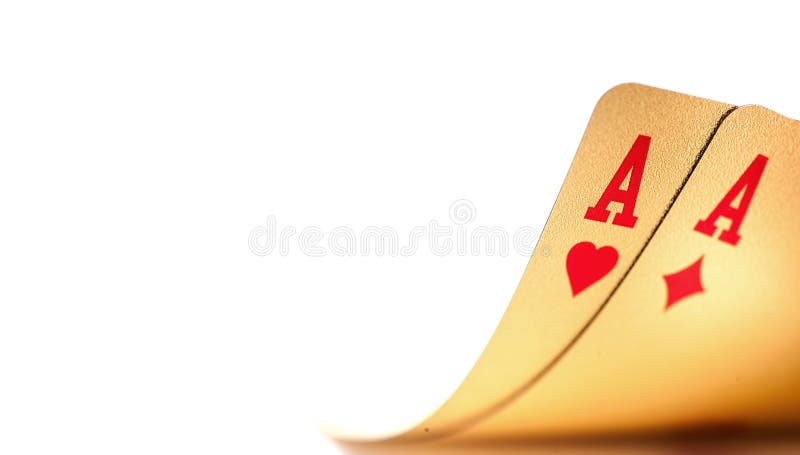 Golden poker cards stock photo. Image of golden, play - 66645844