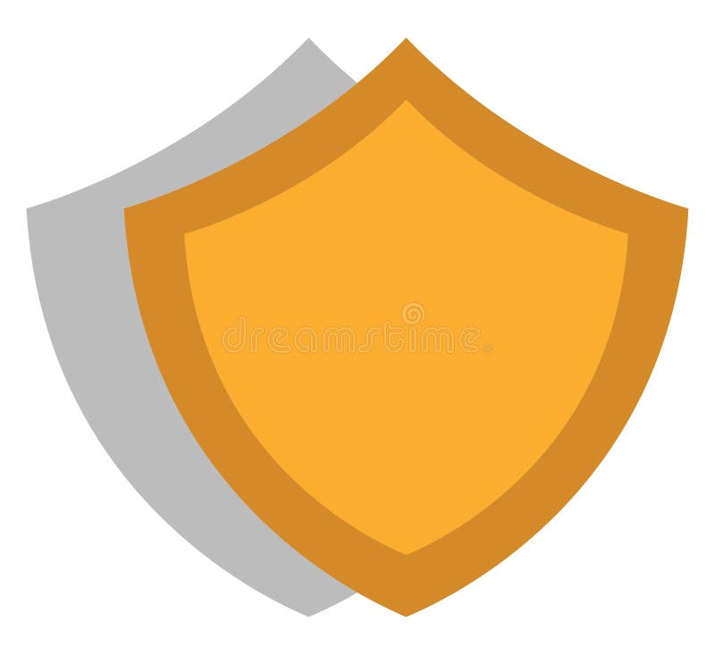 Golden Police Badge Vector Isolated or Special Security Officer Cop and ...