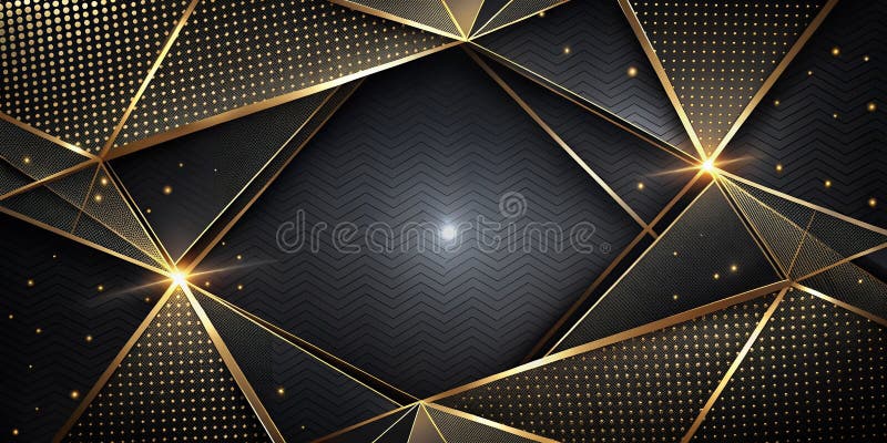 Golden Polygon Award Certificate Template a Luxurious Design for ...