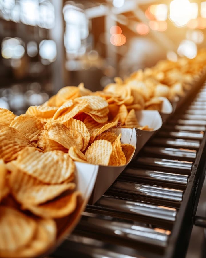 Commercial Fast Food Processing Production Line Stock Photos - Free ...