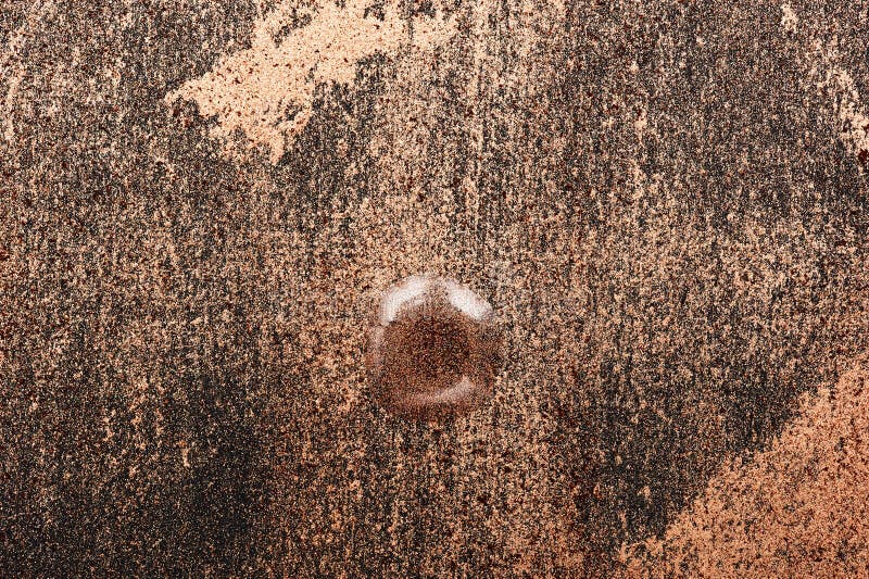 Golden Powder Surface with Drop of Oil Stock Photo - Image of light ...