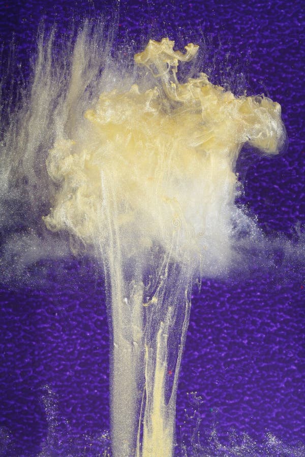 Golden and Purple Explosion Stock Image - Image of background, motion ...