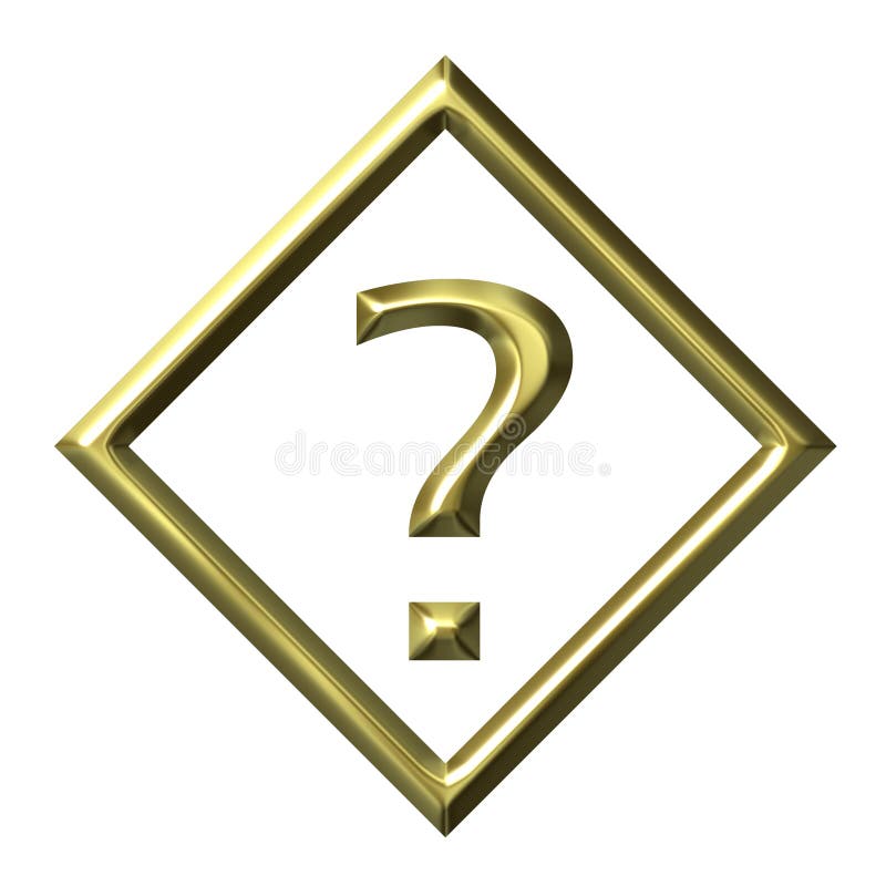 Golden question marks stock vector. Illustration of gradient - 30906824