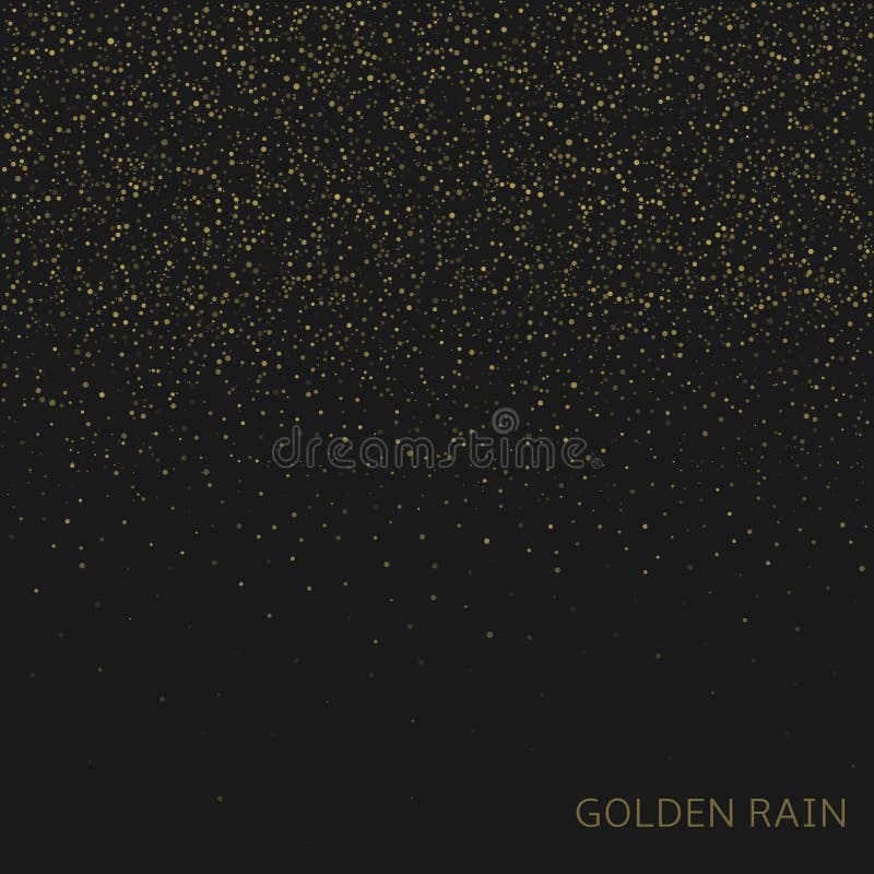 Golden rain background stock vector. Illustration of sparkle - 67759693