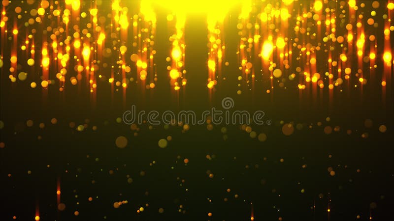 Golden rain background stock footage. Video of glorious - 110141626