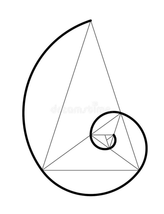 Golden Ratio. Cover Template Stock Vector - Illustration of harmony ...