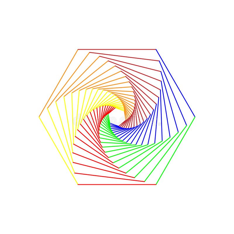 Golden Ration Fibonacci Pattern for Logo Icon Background Web Graphic ...