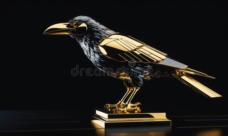 Golden Raven Sculpture Stock Photos - Free & Royalty-Free Stock Photos ...