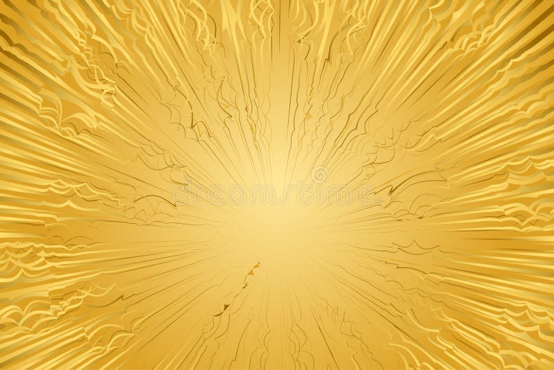 Golden rays background stock vector. Illustration of rise - 134981827