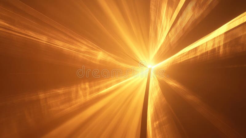 Golden Rays Burst Outward, Creating a Mesmerizing Abstract Pattern of ...