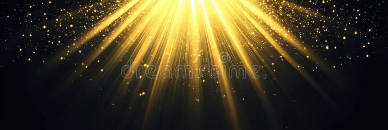 Golden Rays of Light Background Dramatic Image of Golden Light Rays ...