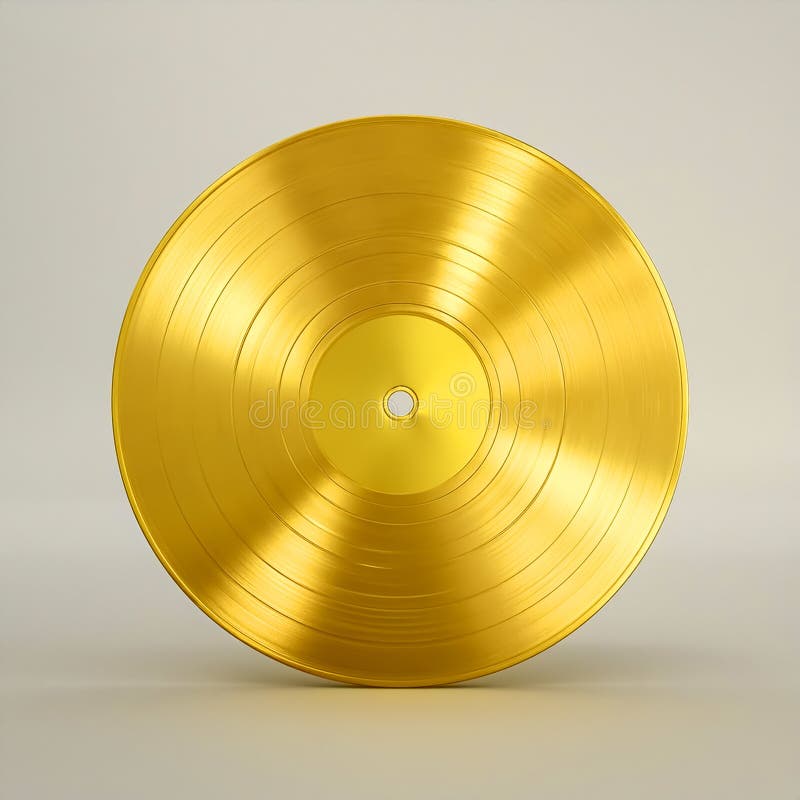 Golden record stock illustration. Illustration of expensive - 323993010