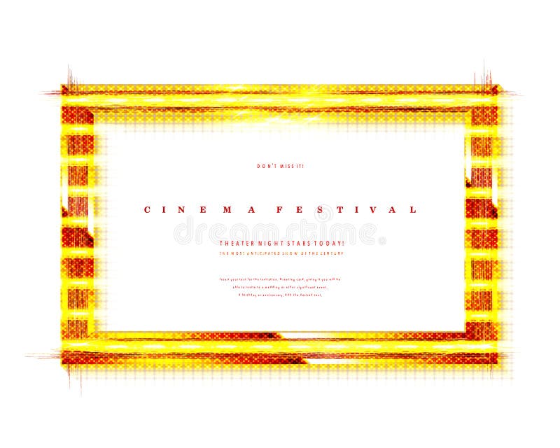 Golden rectangular frame stock vector. Illustration of vignette - 154643848