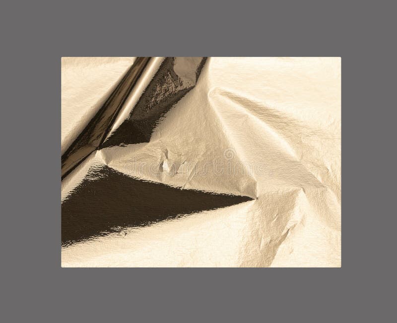 Golden Rectangular Shape with a Polished, Metallic Surface Creates a ...