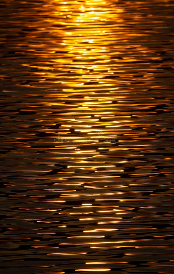 Golden Reflected Sunlight Abstract Stock Photo - Image of reflecting ...