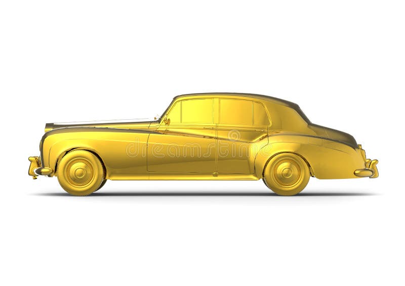 Golden transportation stock illustration. Illustration of business ...