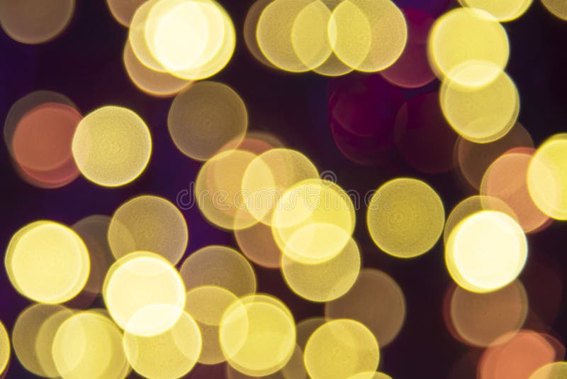 Golden Retro Lights Background, Party, Celebration or Christmas Texture ...