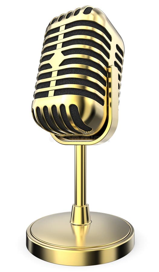 Golden Mic Stock Illustrations – 1,496 Golden Mic Stock Illustrations ...