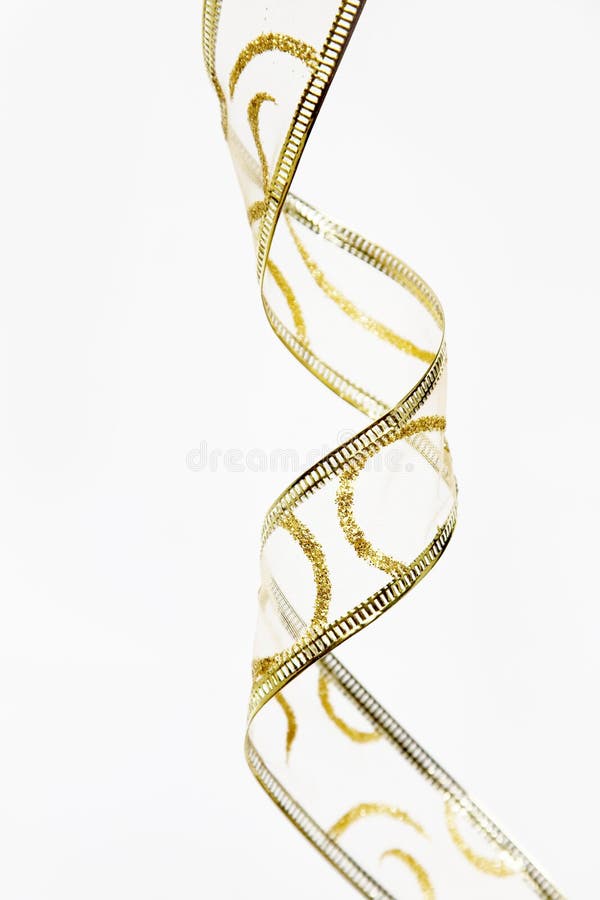 Golden ribbon stock image. Image of reward, holiday, xmas - 11472233