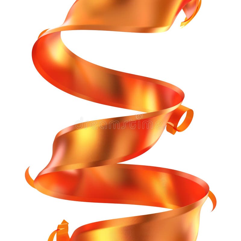 Golden Ribbon stock photo. Illustration of festive, event - 349003578