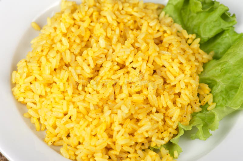 Golden rice stock image. Image of cooking, cooked, asian - 34252717