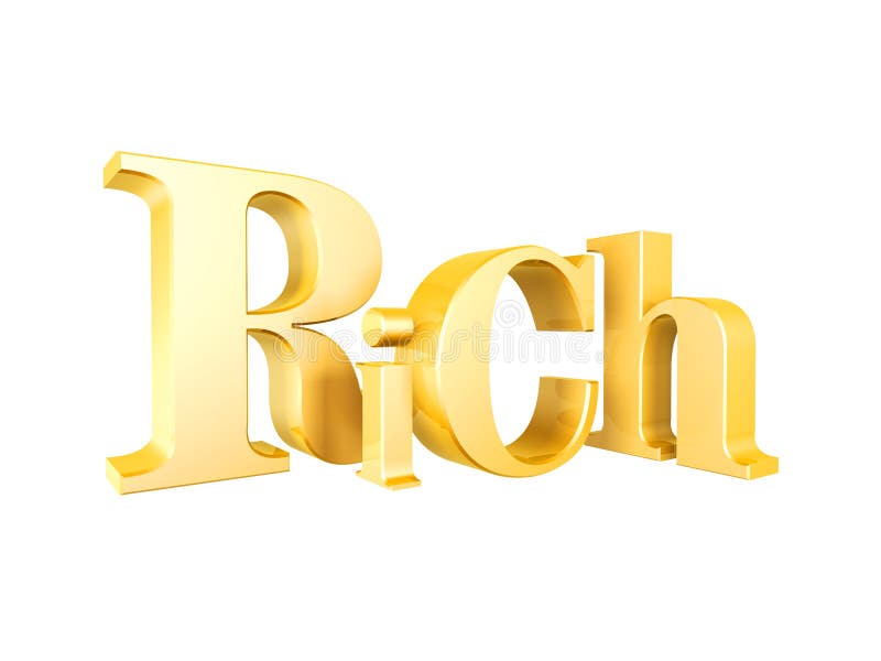 Rich stock illustration. Illustration of sign, gold, spring - 685067