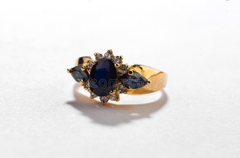 Golden ring stock image. Image of engagement, isolated - 7621619