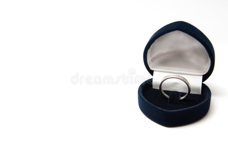 Golden ring in box stock image. Image of close, beauty - 144990613
