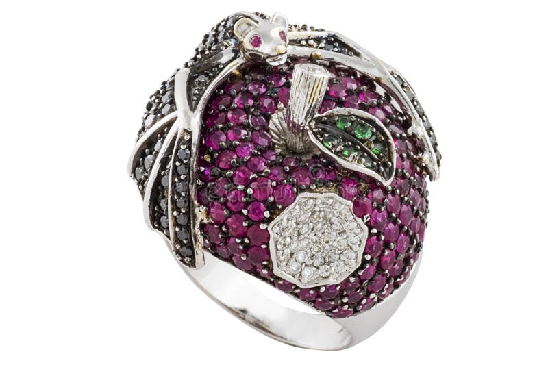 Golden ring stock image. Image of emerald, brilliant - 43213561