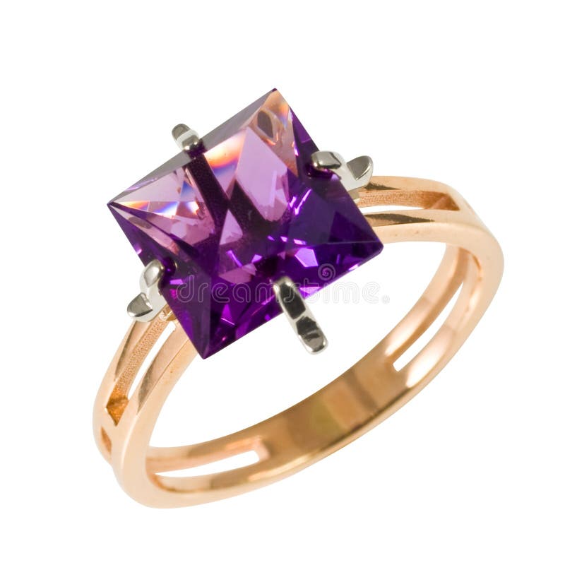 Golden ring with stones stock photo. Image of luxury - 18289710