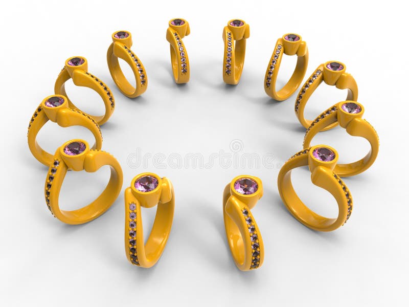 Circle Multiple Rings Stock Illustrations – 65 Circle Multiple Rings ...
