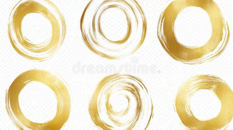 Golden Rings Pattern stock photo. Image of modern, simple - 363271704