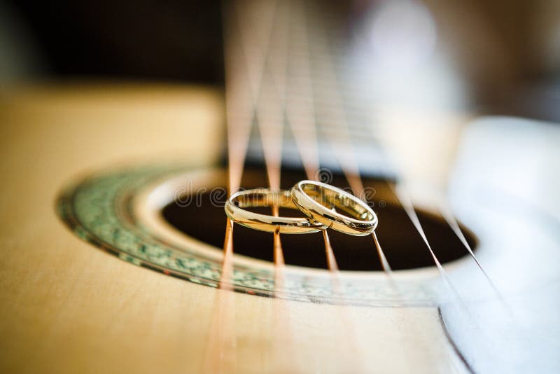 Golden rings stock photo. Image of golden, music, guitar - 73043924