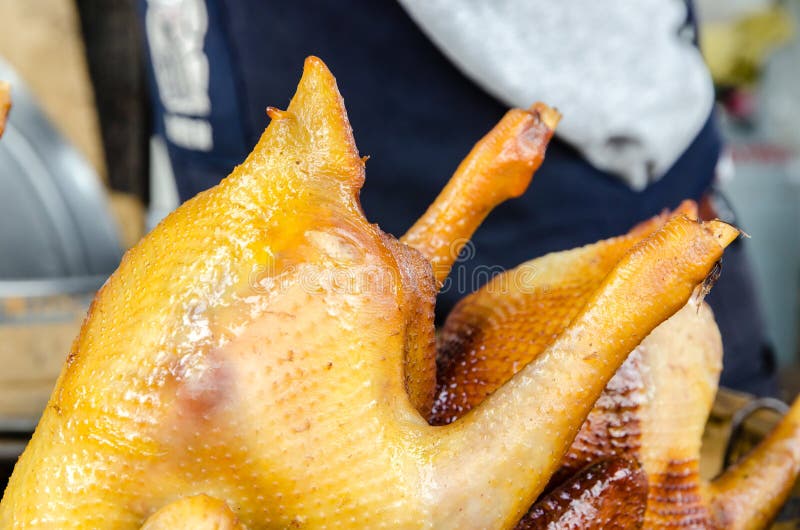 Golden roasted chicken stock image. Image of chicken - 35598571