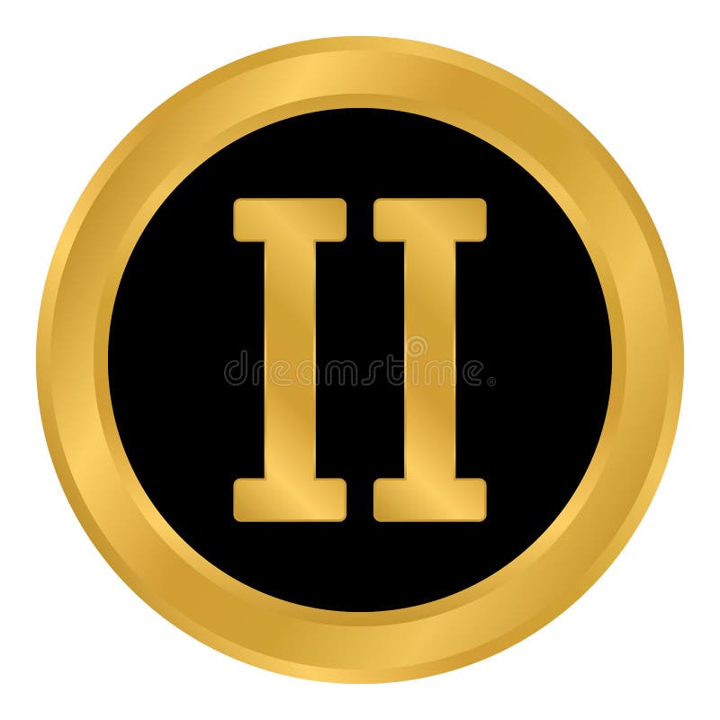 Roman numeral two stock illustration. Illustration of clock - 207371445